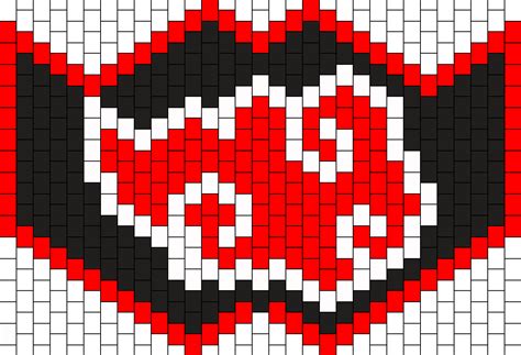 Akatsuki Bead Pattern Peyote Bead Patterns Misc Bead Patterns