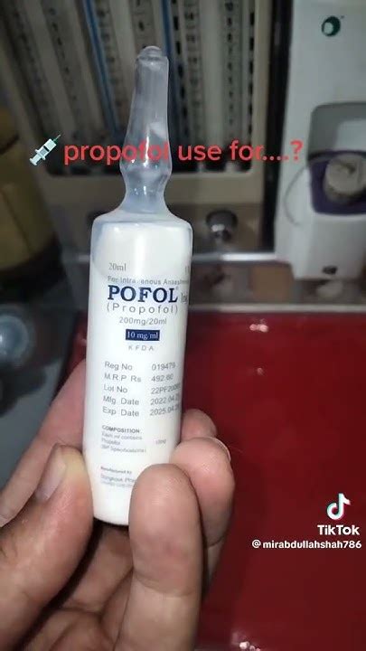 Propofol Use For Youtube