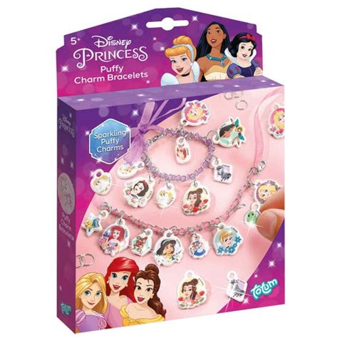 Disney Princess Puffy Charm Bracelets