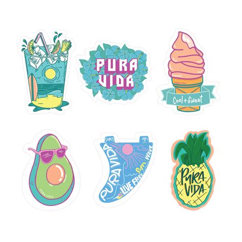 Pura Vida Cool And Sweet Sticker 1 Ea