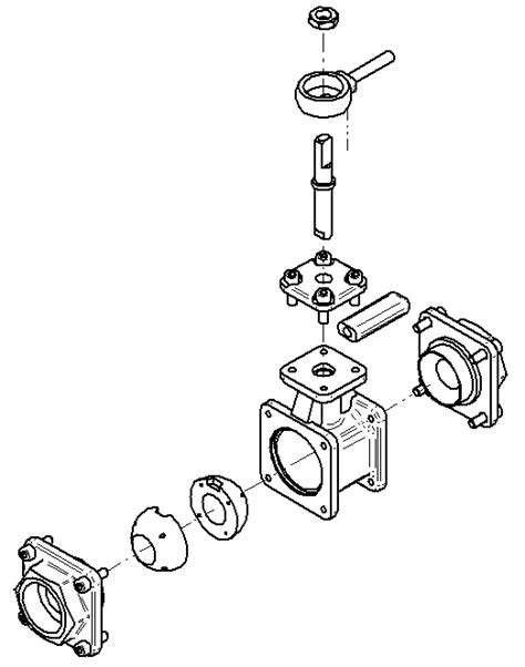Exploded View Drawing Orthographic Exploded View And Technical