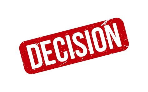 Premium Vector Decision Rubber Stamp Seal Vector