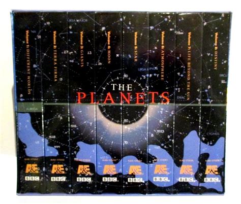 Aande Bbc The Planets Vhs Set Tapes Volume 1 8 Video Cassettes Shrink