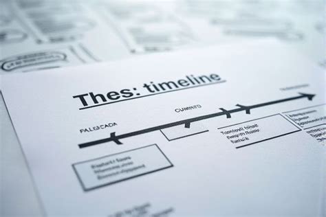 Thesis Timeline Excel Template For Efficient Project Planning
