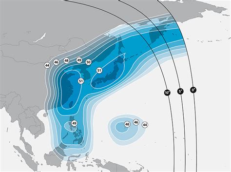 Coverage Maps Ses 12 95 East Coverage Maps Satellite Ses 12
