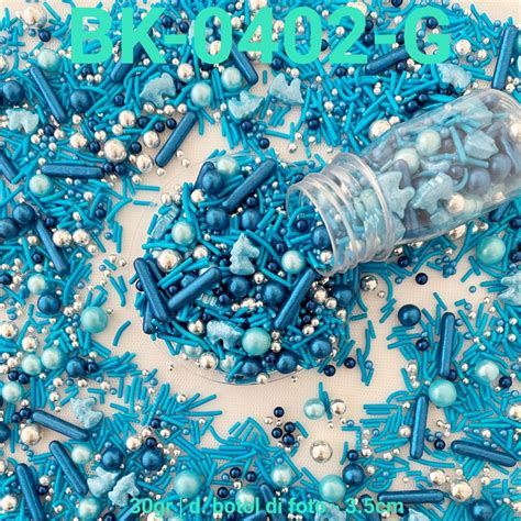 Jual Trimit Springkel Sprinkles 30gr Mutiara Rainbow Merah Hijau Gr Bk 0402 Trimit Springkel