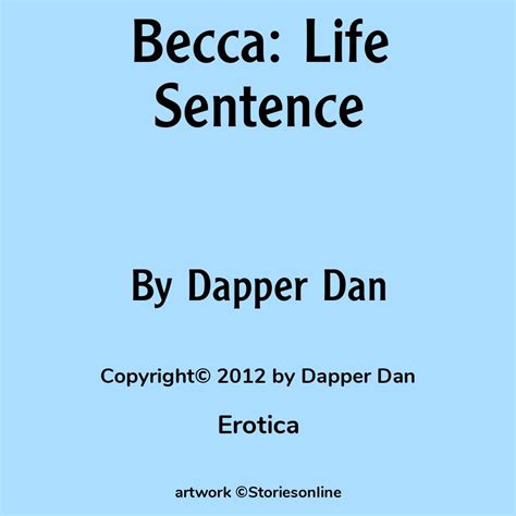 Becca Life Sentence Erotica Sex Story