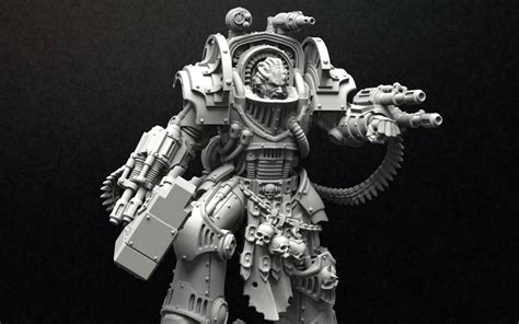 Steel Lord Warhammer 40k 3d Printed High Quality Miniature For Etsy