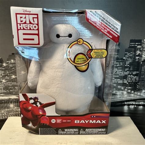 Big Hero 6 Baymax Soft Plush Squeeze Me Talking Sound 10 Figure 2015