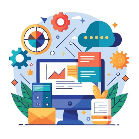 Business Data Analysis On Computer Screen With Charts Graphs And