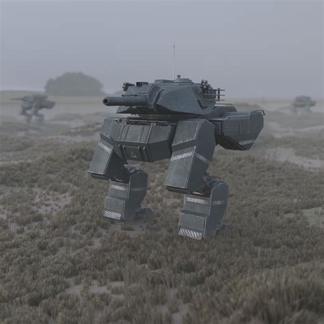 Artstation Walking Armored Tank