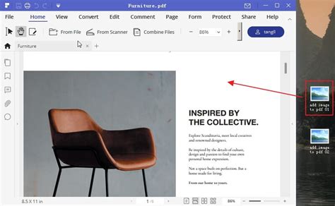 how to use adobe acrobat to insert an image in pdf
