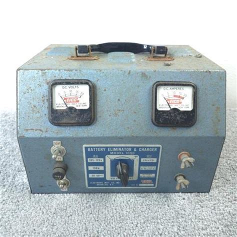Vintage Eico Model 1050 Battery Eliminator And Charger Dc Power Supply Works Etsy