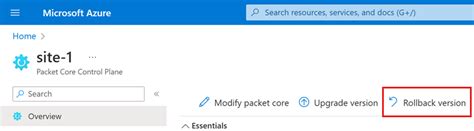 Upgrade A Packet Core Instance Azure Private G Core Microsoft Learn