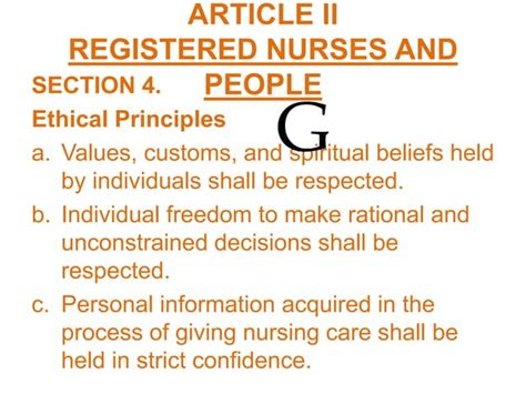Nursing Code Of Ethics PPTX Medical Health