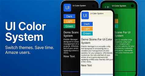 Ui Color System Gui 工具 Unity Asset Store