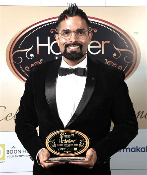 Celebrity Culinary Maestro Chef Jerson Wins Hotelier India Award For