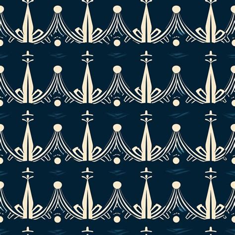 Premium Ai Image A Seamless Pattern Of A Crown And Crown