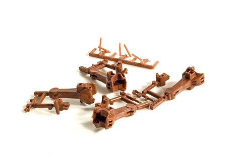 Aar E Type Coupler With Scale Shank 2 Pair San Juan Car Company