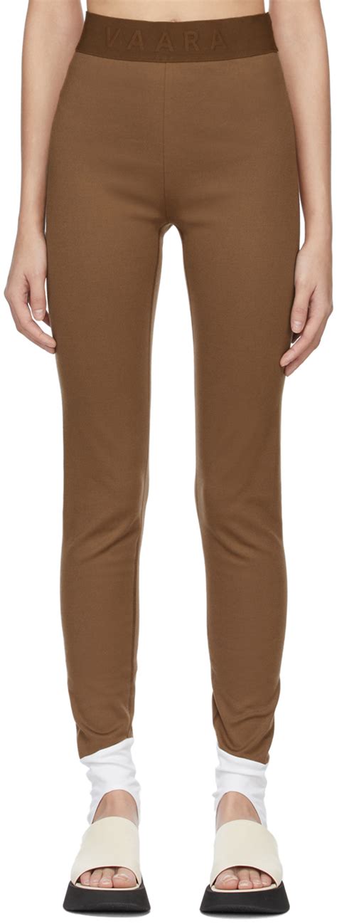 Vaara Brown Everyday Dash Leggings Vaara