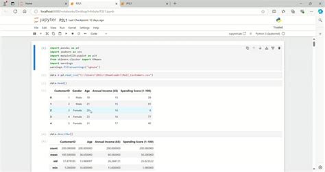 Shaik Sameena Taj On Linkedin Dataanalysis Customersegmentation Kmeansclustering Datascience…