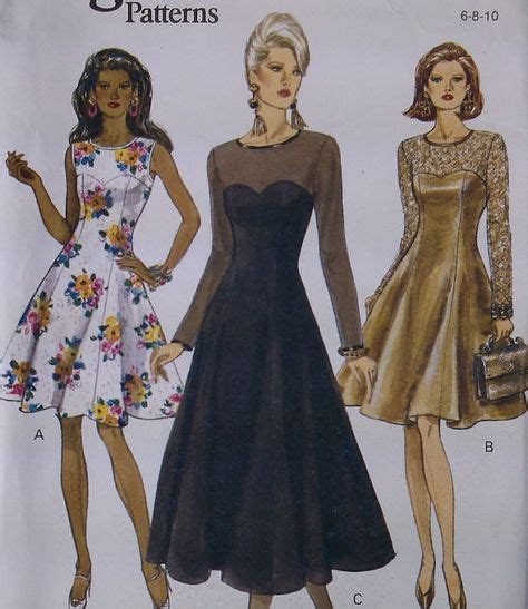 100 Best Pattern Library 2000s Ladies Dresses Images Dresses