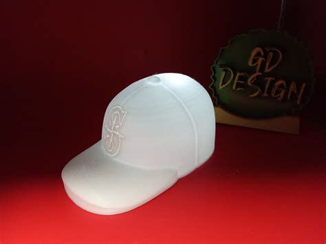 Stl File Seattle Mariners Ver 1 3d Baseball Cap Light ⚾・3d Printing