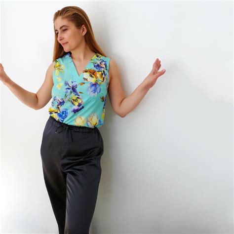 Summer Tank Top Sewing Pattern Patterns By Lucia