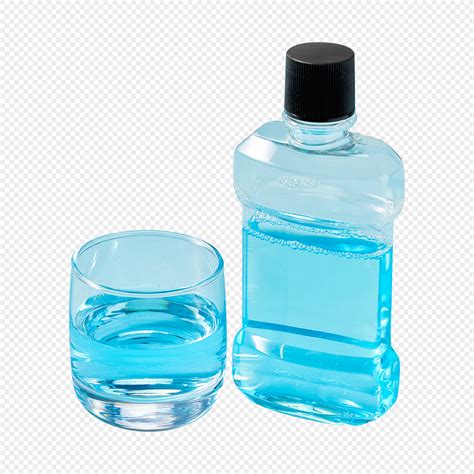 Mouthwash Bottle Icon Oral Hygiene Product Illustration 3610668