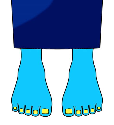 Blue Diamonds Barefoot Reveal By Declucivemario2842 On Deviantart