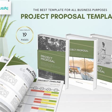 Project Planning Template Canva Etsy