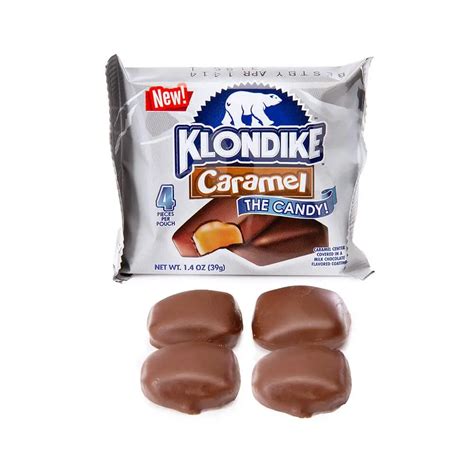 Flix Candy Klondike Caramel Ice Cream Candy Packs 16 Piece Box Candy