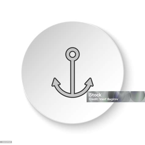 웹 아이콘 앵커에 대한 둥근 버튼 버튼 배너 라운드 응용 프로그램 일러스트에 대한 배지 인터페이스 골동품에 대한 스톡 벡터 아트