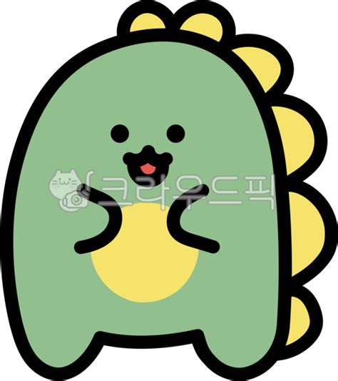 공룡 아기공룡 티라노 초록공룡 티라노사우르스 사진이미지일러스트캘리그라피 츄이스튜디오작가