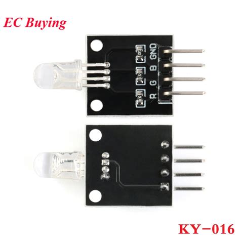 Módulo de electrónica inteligente para Arduino, módulo de Sensor LED RGB de 3 colores, de 4 ...