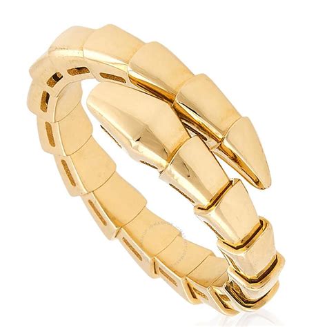 Bvlgari Serpenti Viper One Coil 18 Kt Yellow Gold Ring Rings Save