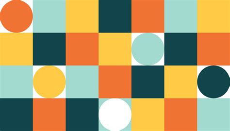 Abstract Geometric Pattern Design Background Vector Wallpaper Design With Circle Semi Circle