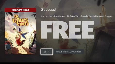How To Get It Takes Two Friends Pass Free On Xbox Youtube