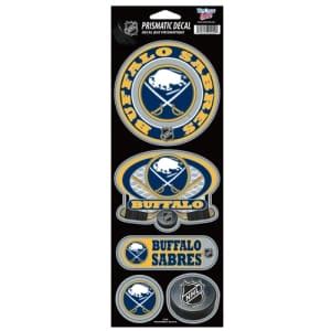 Buffalo Sabres Prismatic Stickers Detroit Game Gear