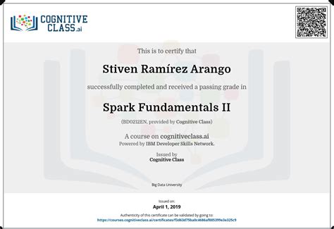 Cognitive Class Bd0212en Certificate Cognitive Class