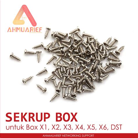 Jual Sekerup Sekrup Skrup Box X6 X5 X4 X3 X2 X1 Box Hitam Indonesia