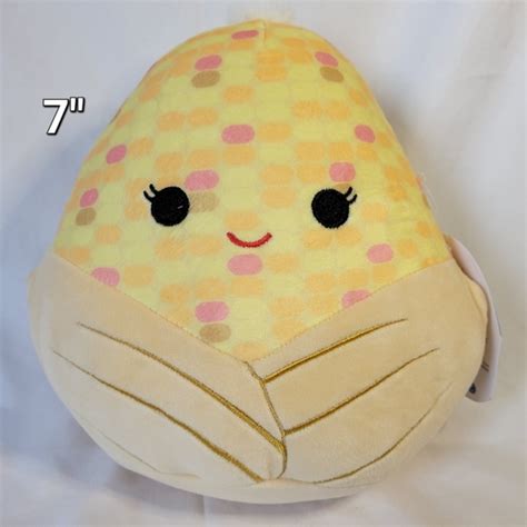 Squishmallows Toys Nwt 7 Cornelias The Speckled Corn On The Cob Squishmallow Kellytoy Plush