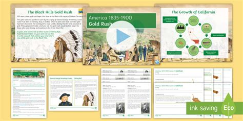 America 1835 1900 Lesson 4 Gold Rush Teacher Made