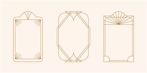 선형 미니멀리즘 미적 프레임과 별과의 경계의 벡터 집합입니다 직사각형 아치형 현대적인 기하학적 모양은 아르데코 스타일로 소셜 미디어 장식 로고 디자인 템플릿을 위한 반짝임이