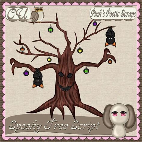 Spooky Tree Script Spooky Trees Moose Art Sketches