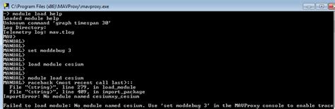 Mavcesium Module Not Working · Issue 482 · Ardupilotmavproxy · Github