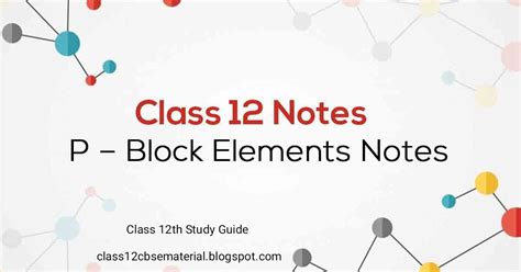 P Block Elements Notes