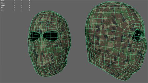 Army Mask 2 4 Skins 3d Model By Valeria Miller