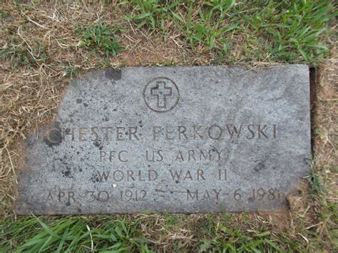 Chester Perkowski 1912 1981 Find A Grave Memorial