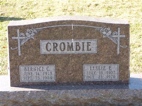 Bernice Clara Meitzen Crombie 1913 1984 Find A Grave Memorial